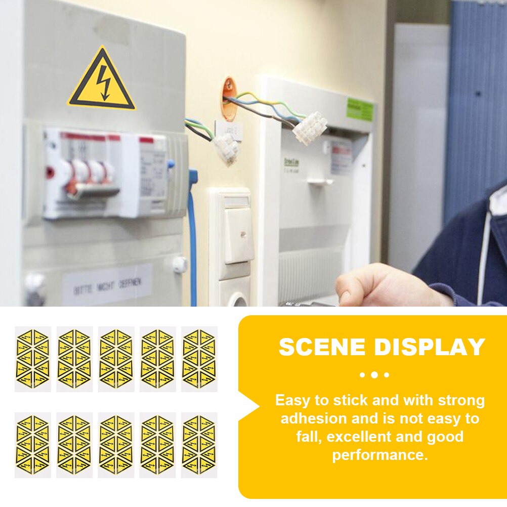 10pcs Shocks Warning Decal Electric Shocks Warning... – Vicedeal