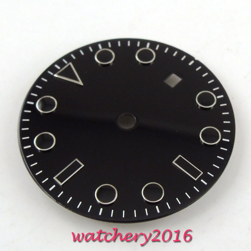 31.3mm black Dial Date window fit ETA 2836 Mingzhu... – Grandado