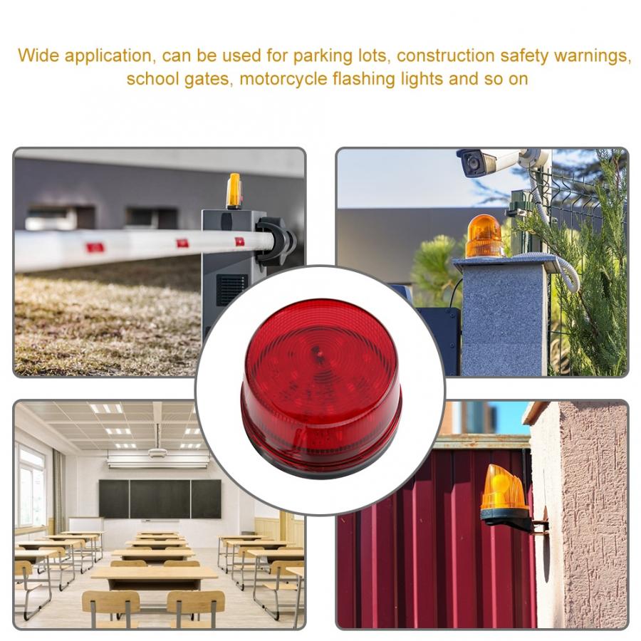 DC12V 2-wires LED Flashing Light Security Alarm St... – Vicedeal