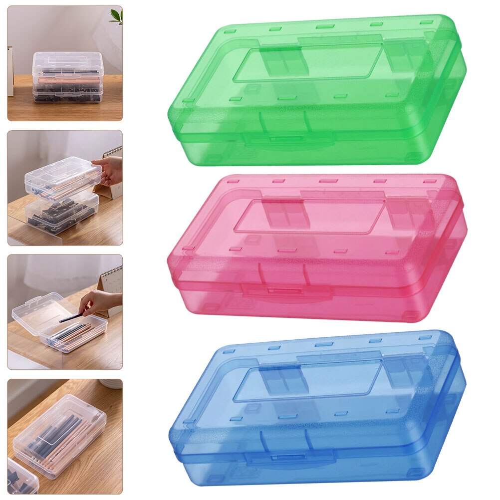 3Pcs Simple Practical Style Boxes Students Station... – Grandado