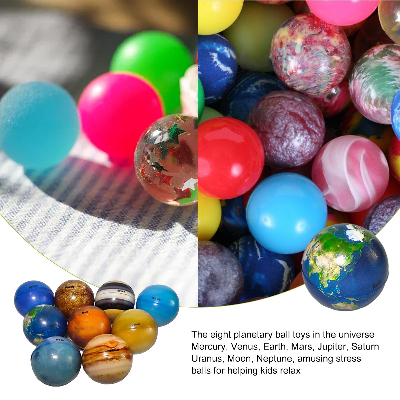 Soft Sponge Ball Nine Planets Moon Star Ball Early... – Vicedeal