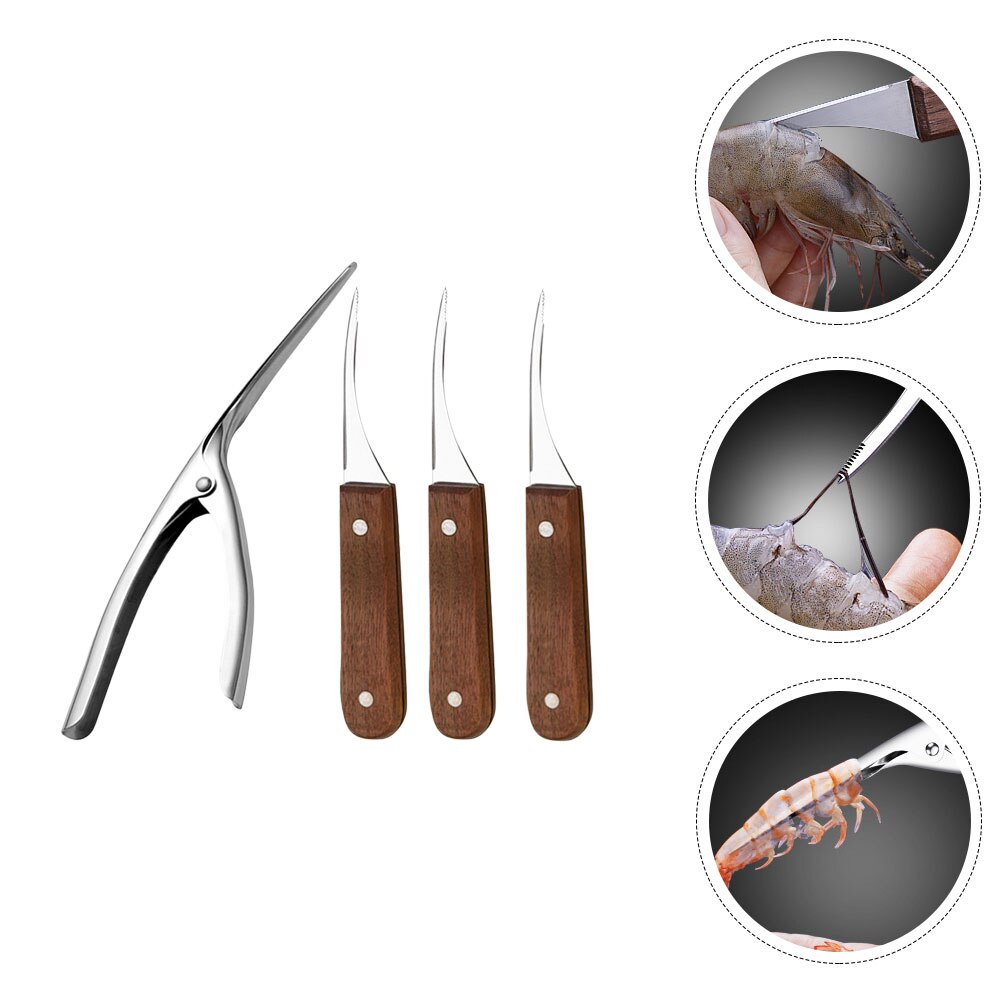 1 Set Shrimp Cutter Shrimp Line Peeler Stainless S... – Grandado