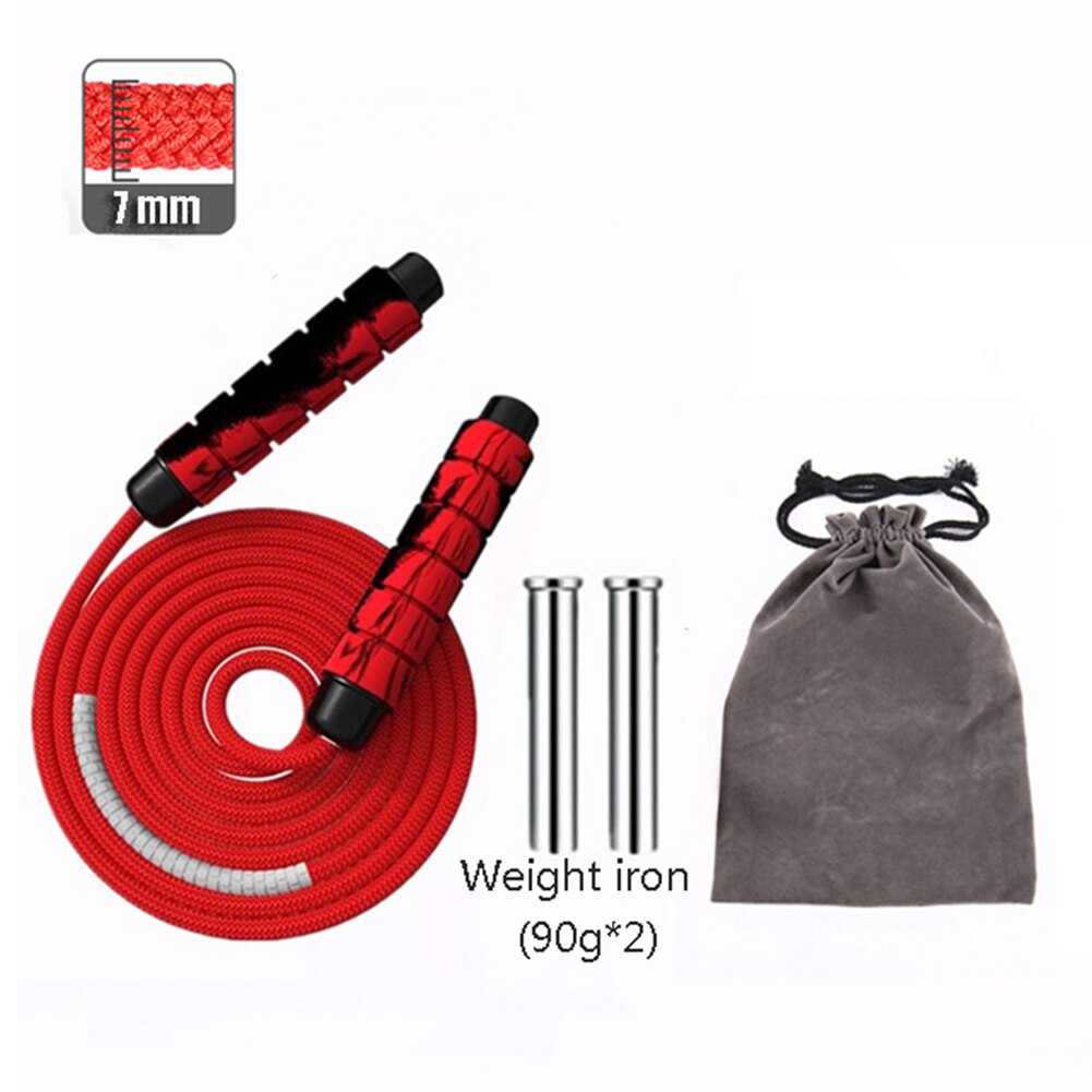 Crossfit Adjustable Weighted Heavy Jump Rope Skipp... – Grandado