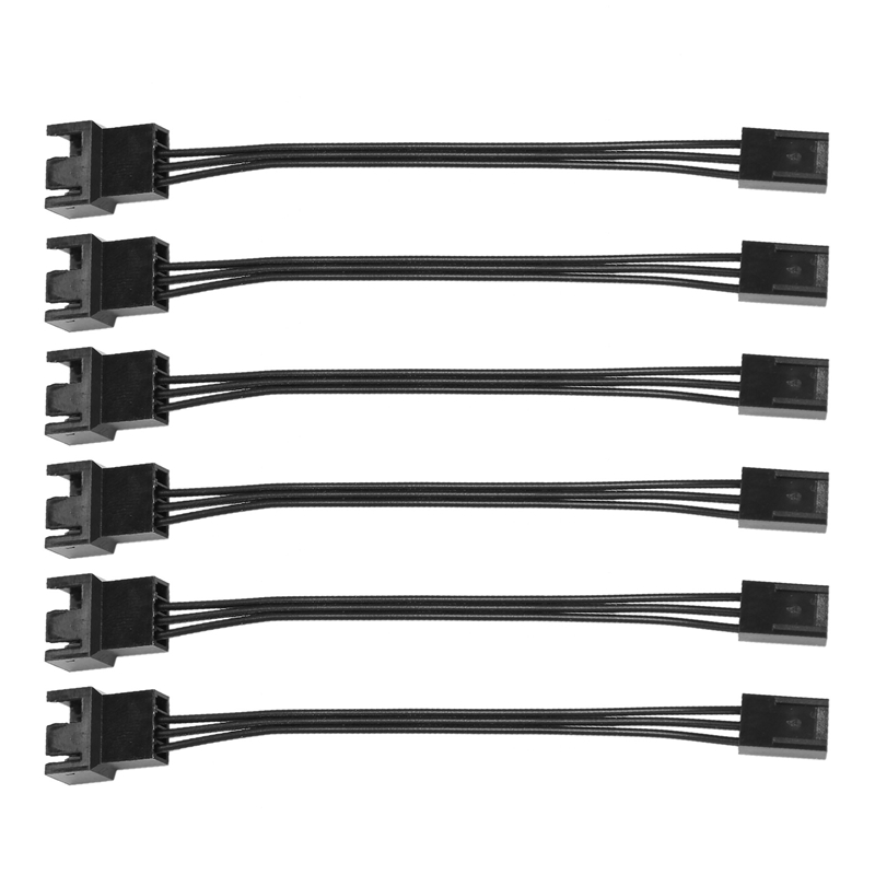 -6Pcs 4Pin PWM To 3Pin Standard Fan Adapter Cable – Vicedeal
