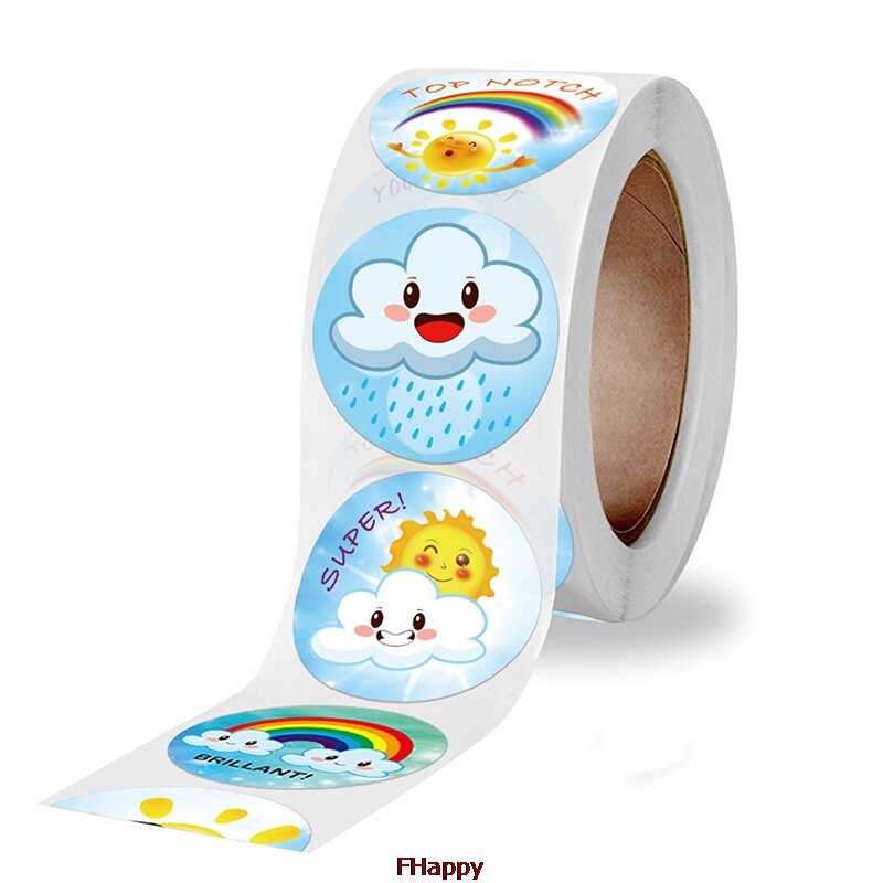 500pcs Reward Stickers Encouragement Sticker Roll ... – Grandado