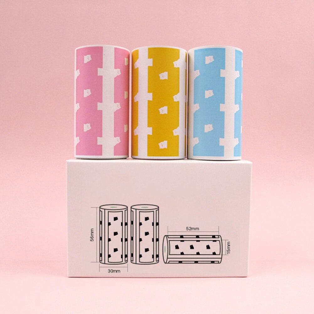 Newest 3rolls Bear Pattern Home Office Cute Printa... – Vicedeal