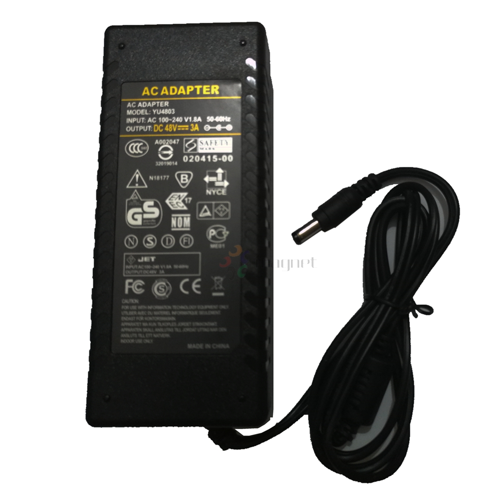 48V 3A AC DC Adpater Power Supply Transformer DC 4... – Grandado