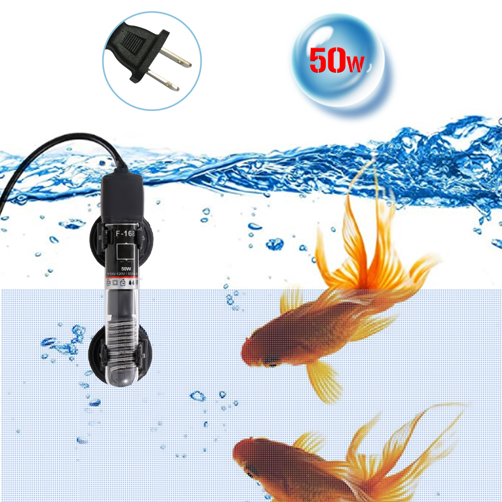 Mini Aquarium Heater 25W/50W Submersible Automatic... – Vicedeal