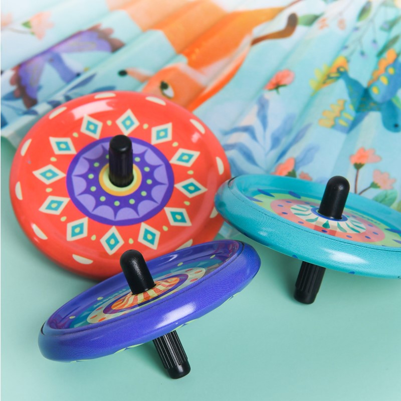 Gyroscope Hand Turn Spinning Tops Exquisite Patter... – Vicedeal