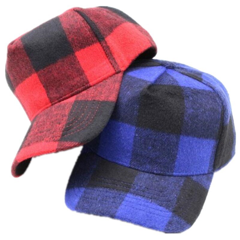 Zwarte En Witte Plaid Baseball Cap Student Mode Ho... – Vicedeal