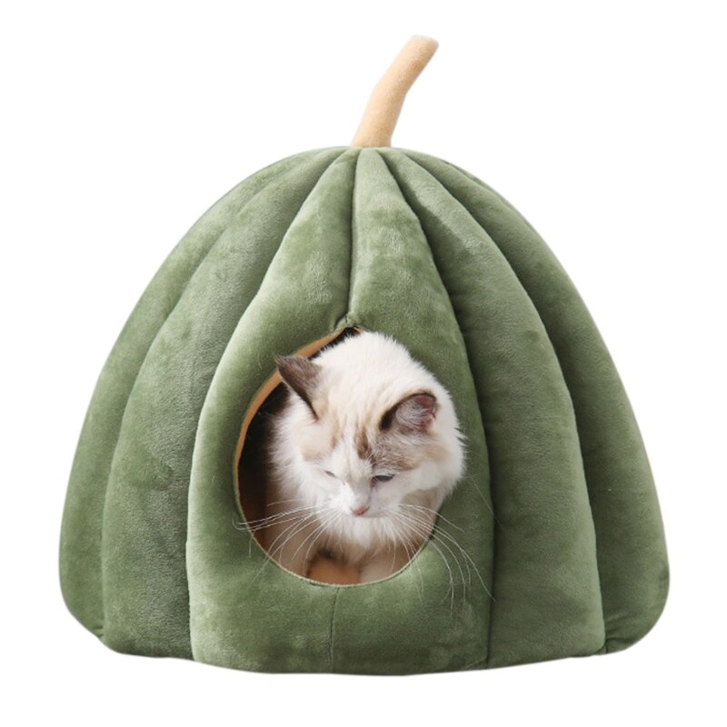 Igloo Pet Bed House Soft Indoor Enclosed Cave Tent... – Grandado
