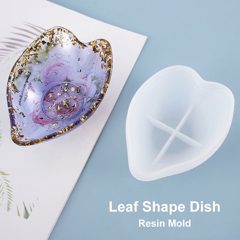 Leaf Shape Storage Dish Resin Mold Transparent Pla... – Grandado