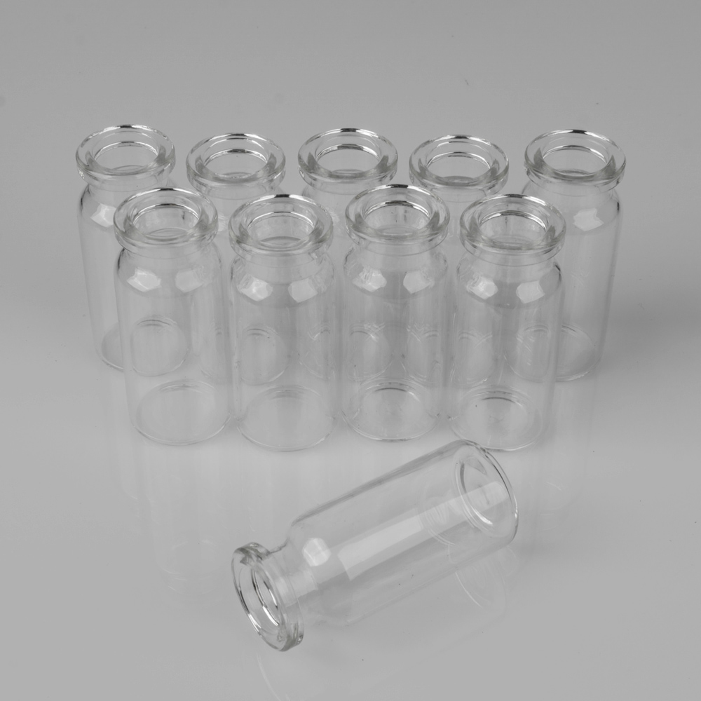 10pcs Clear Brown Injection Glass Vial without Cen... – Grandado