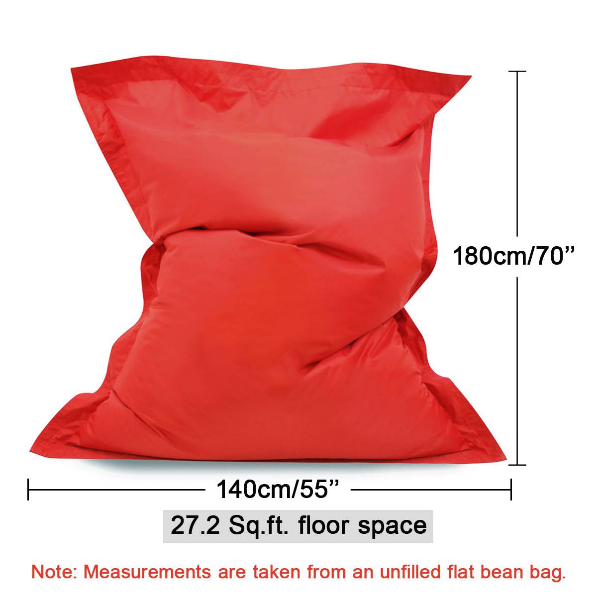 140x180cm BeanBag Sofa Cover Chairs without Filler... – Grandado