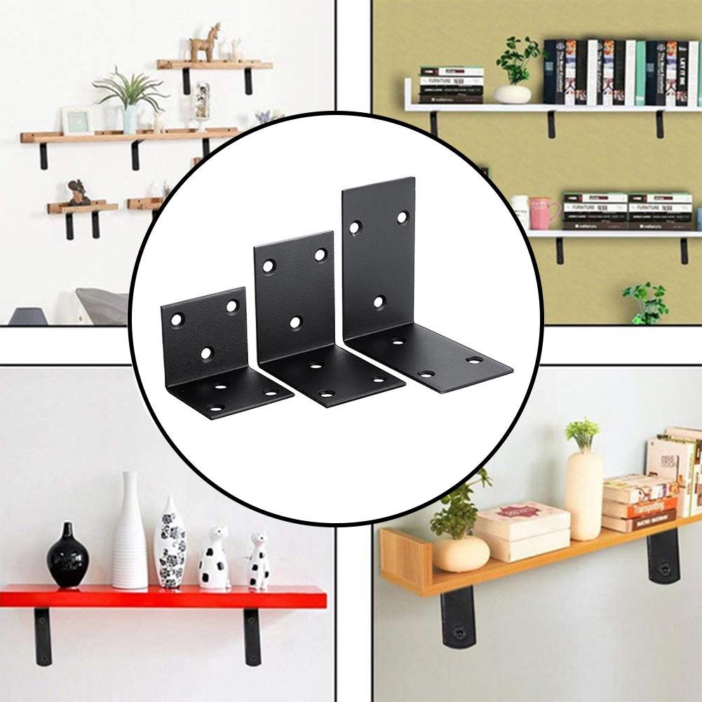 1pieces of steel support black L-shaped brackets, ... – Grandado