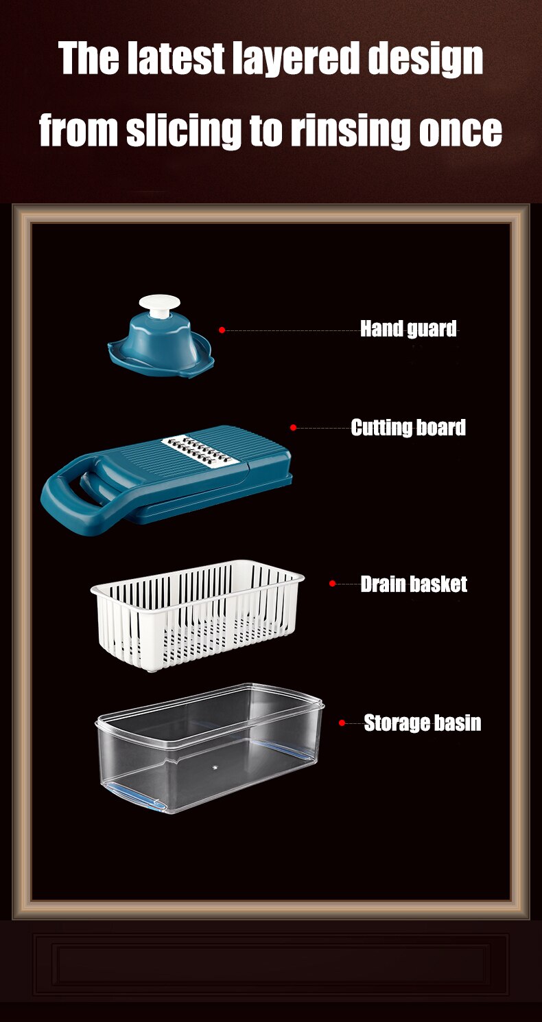 9 Blade Ui Mincer Chopper Slicer Kaas Slicer Plant... – Vicedeal