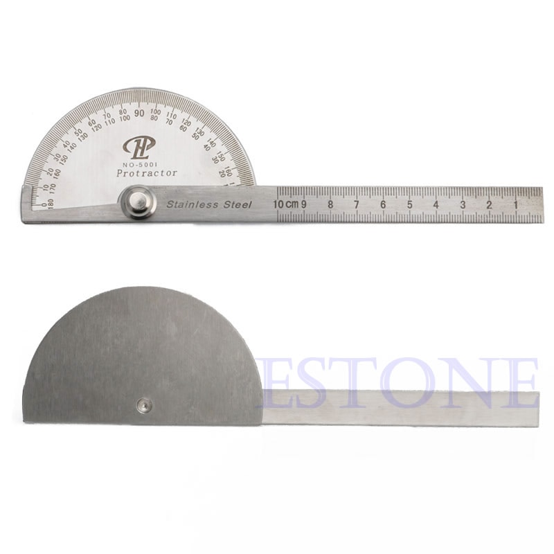 Stainless Steel Round Head Rotary Protractor Angle... – Grandado