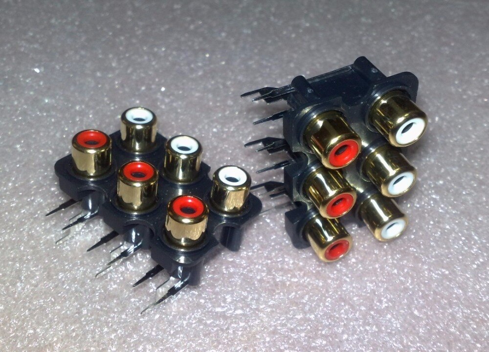 6-Bit Gold Input Lotus Socket Rca – Grandado