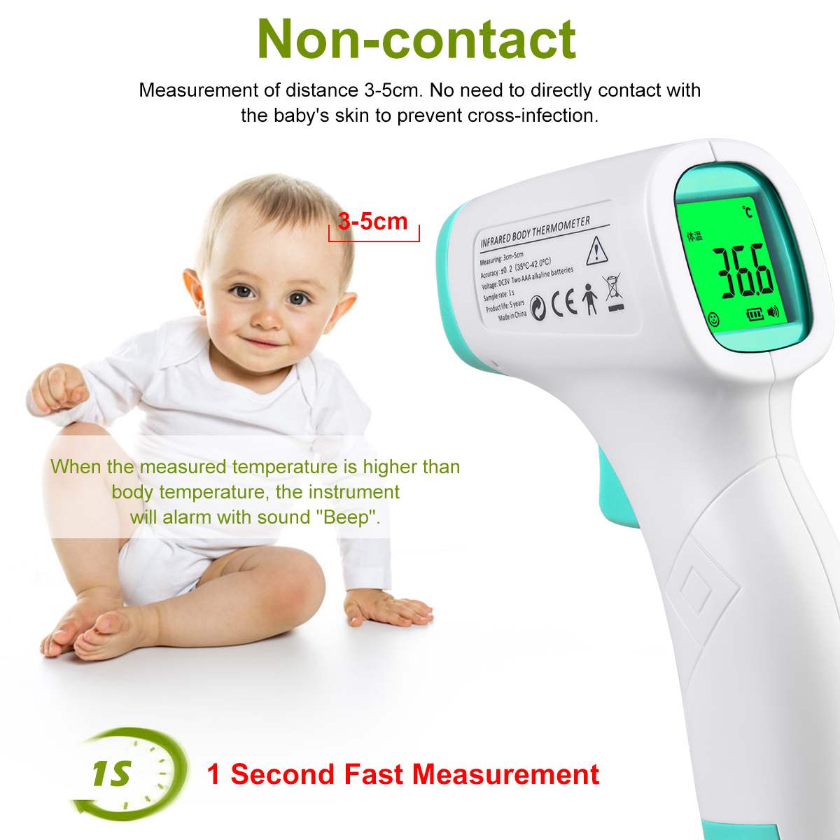 Infrared Thermometer Infrared Non Contact Thermome Grandado