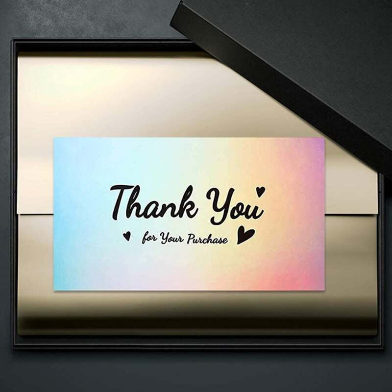 50pcs Heart Great Taste Thank You Card Thanks Gree... – Vicedeal