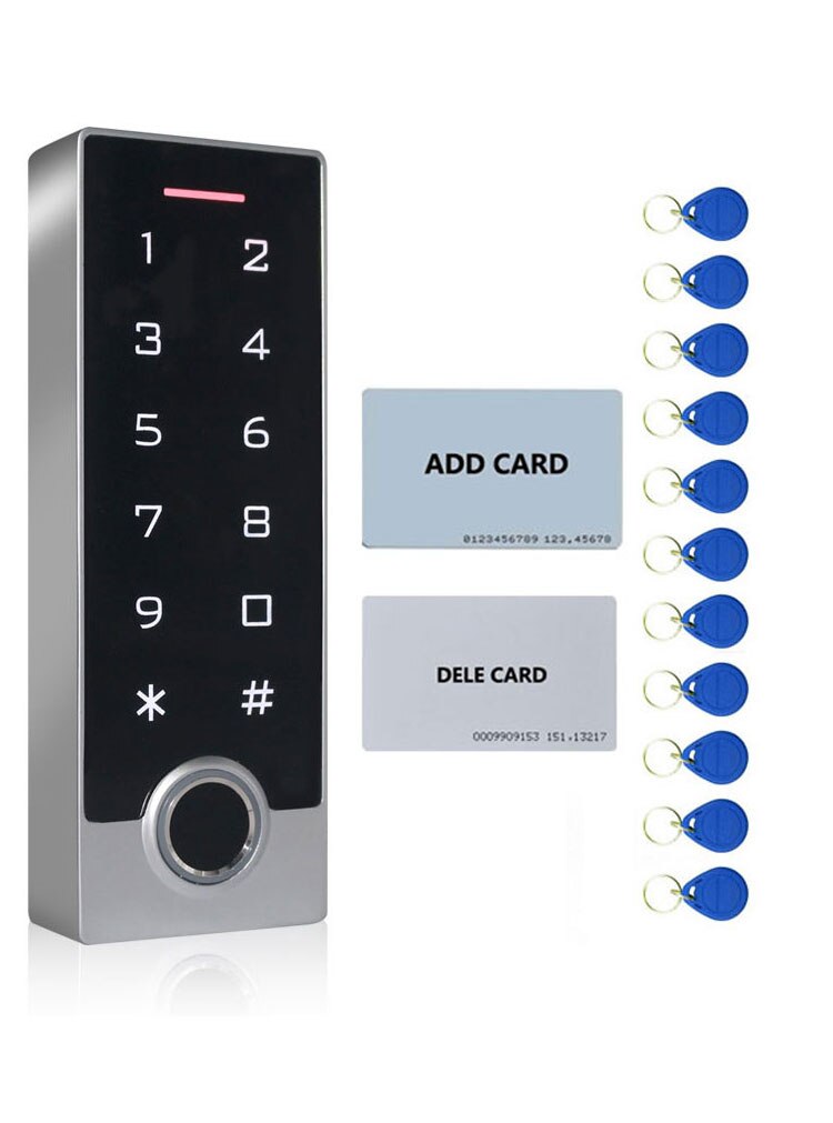 Metal Standalone fingerprint keypad access control... – Grandado