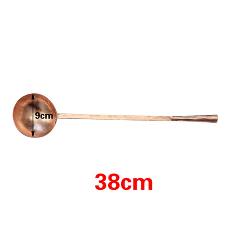 Thickened copper large spoon Pure copper spoon Lon... – Grandado