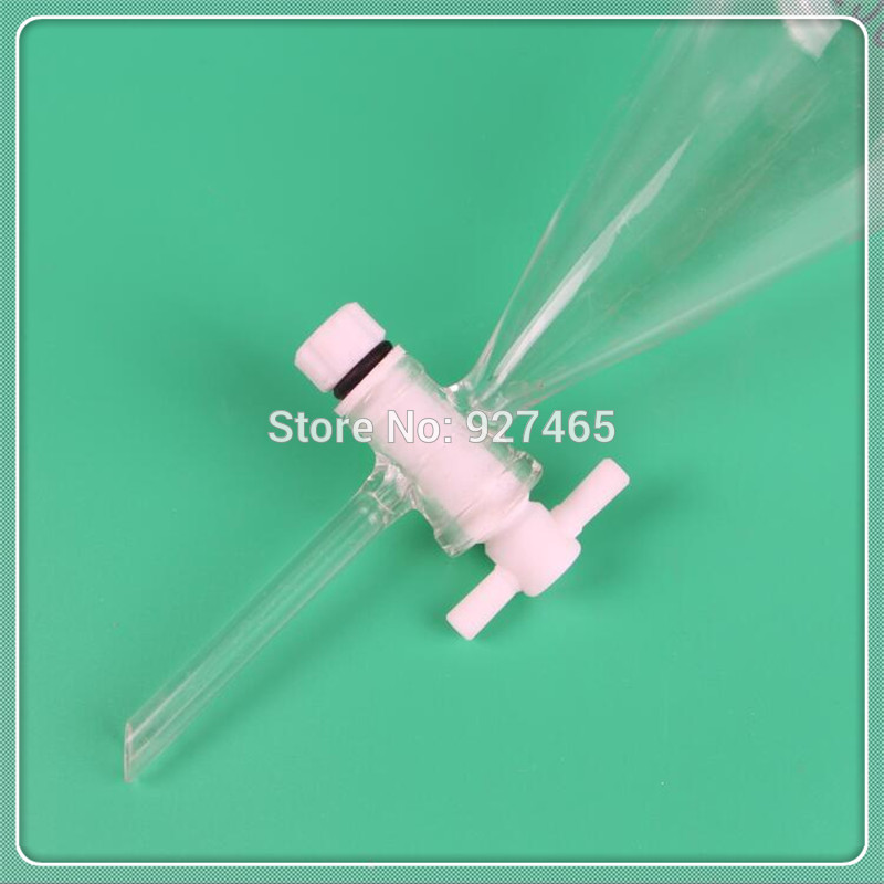Glass Pyriform Separatory Funnel, 250ml, PTFE Stop... – Vicedeal