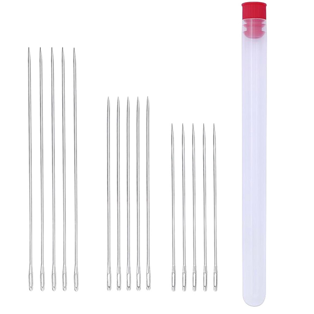 20 kpl 89/100/150/175mm pitkää neulaa iso iso silm... – Grandado