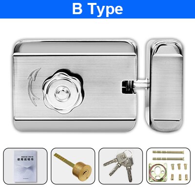 Good Electric Rim Lock 12V Double Intelligent Lock... – Grandado