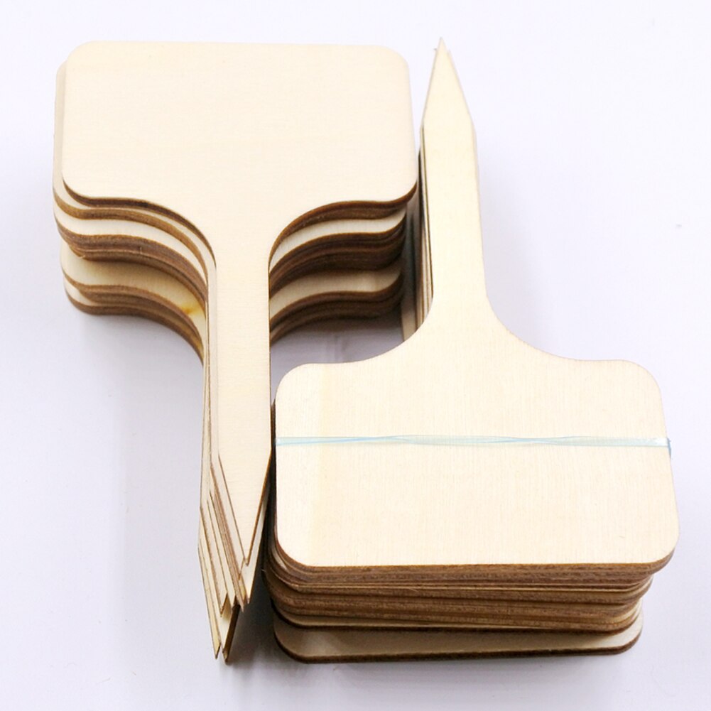 50Pcs Mini Wooden Flower Plant Sign Label Growing ... – Vicedeal