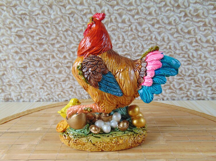 Goud Geel Kip Dier Ornament Type Desktop Gouden Ke... – Vicedeal