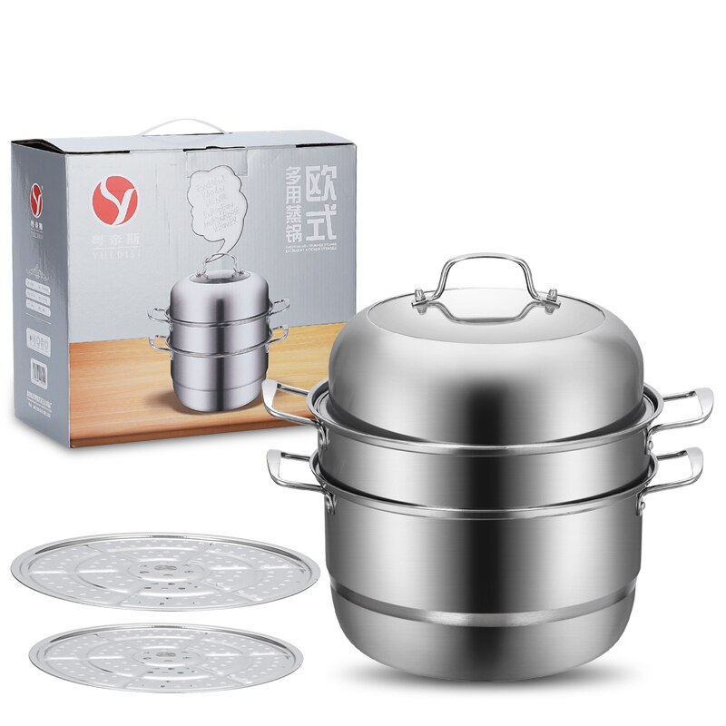 3 Tier Stainless Steel Steam Steaming Tablets Cook... – Vicedeal