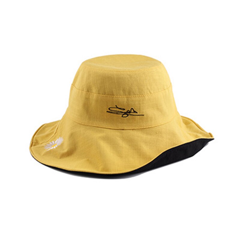 Gorra de Sol de algodón con cubo de ala ancha para... – Grandado