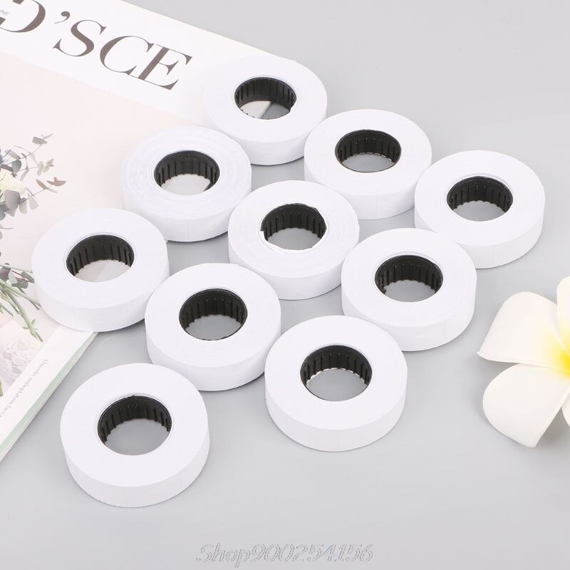 10 Rolls Price Label Paper Refill Tag Mark Sticker... – Grandado