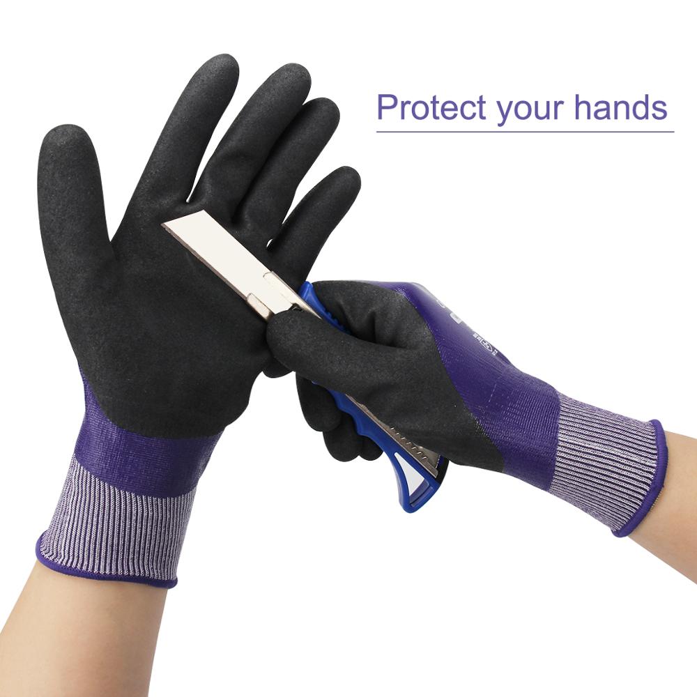 Cut-Resistant Gloves Gardening Gloves Level 5 Cut ... – Grandado