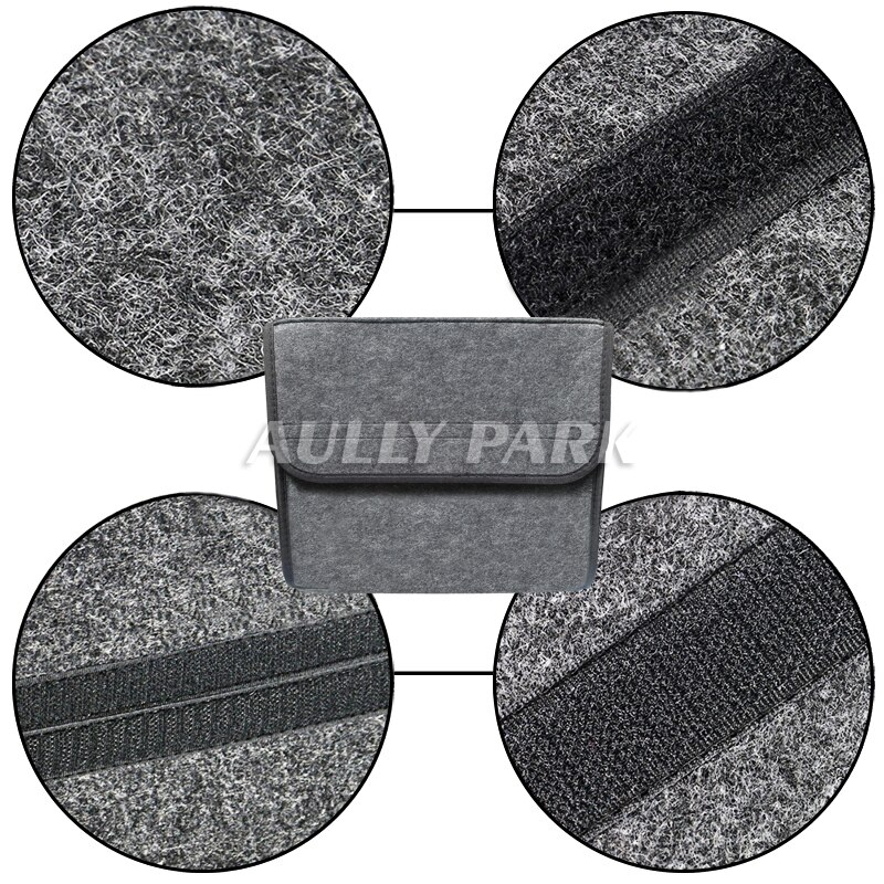 Bil myk filt oppbevaringsboks bagasje bag kjøretøy... – Grandado