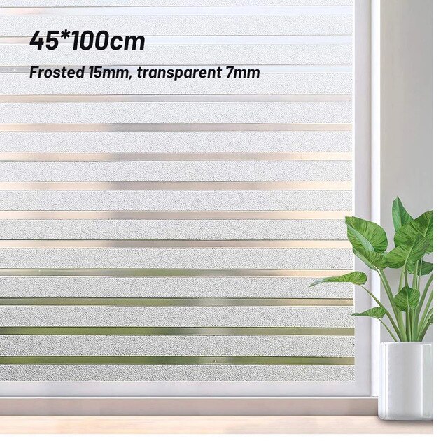 1* PVC Window Sticker Striped Window Decal Non-Adh... – Grandado