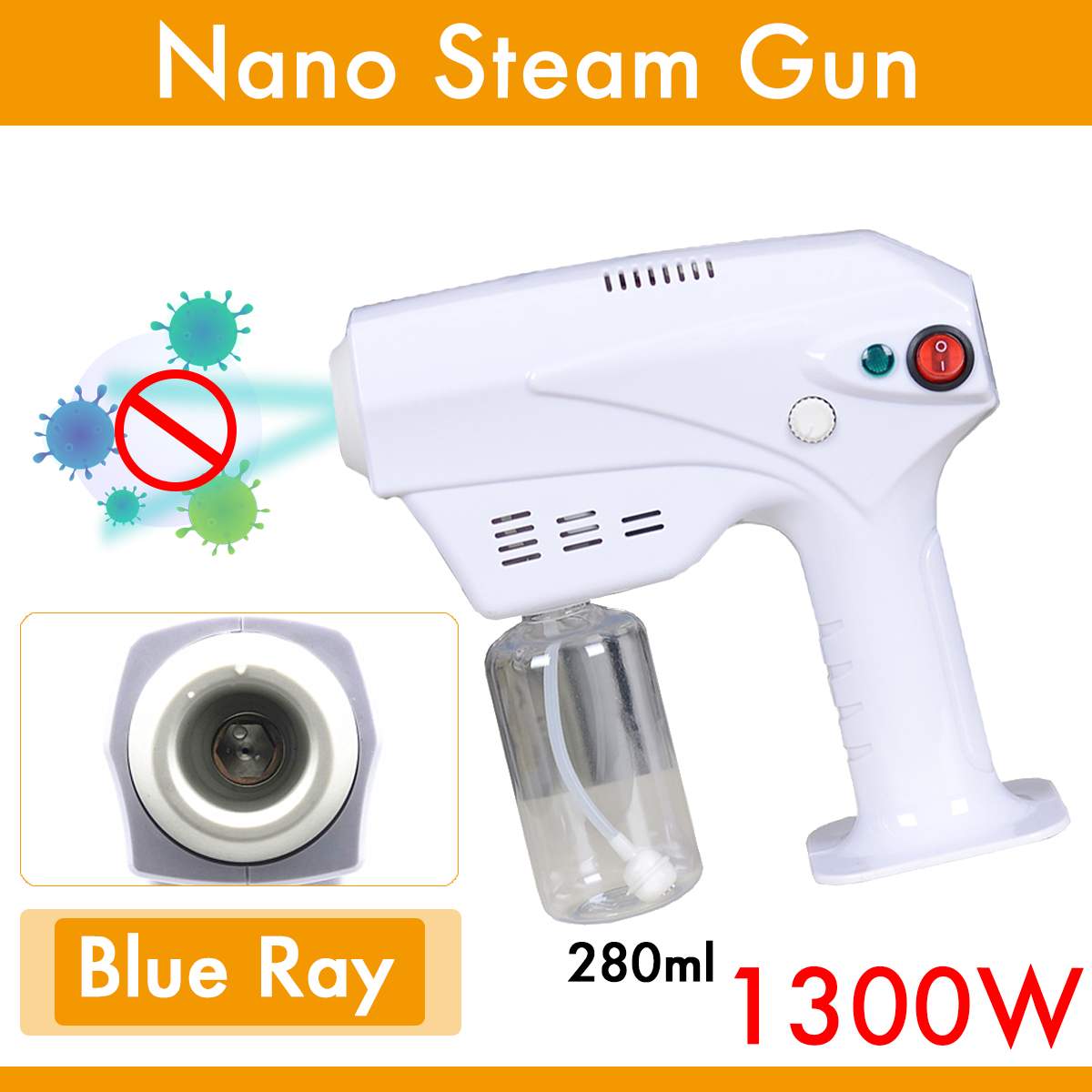 1300W 280Ml Elektrische Ulv Spuit Draagbare Fogger... – Grandado