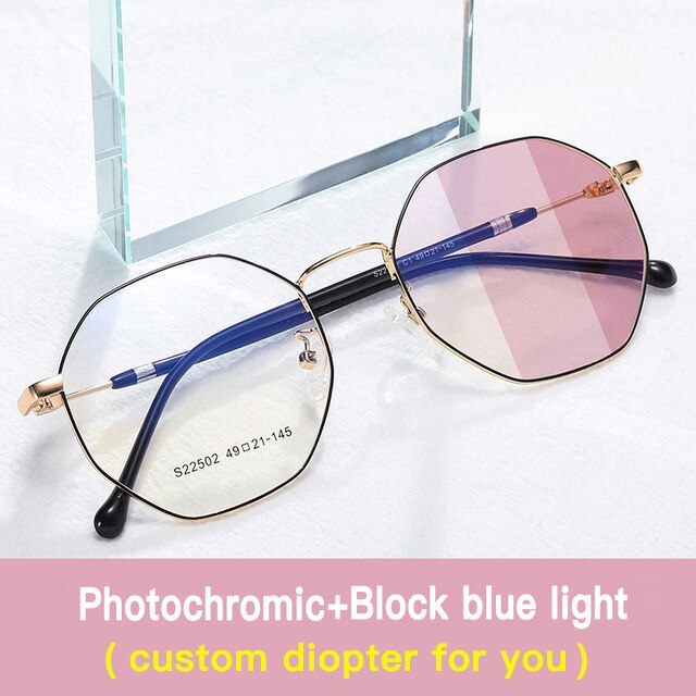 Photochromic blue ray block glasses for man women ... – Grandado