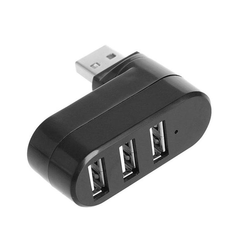 Roterende Usb 2.0 Hub Splitter Draagbare Mini Draa... – Vicedeal