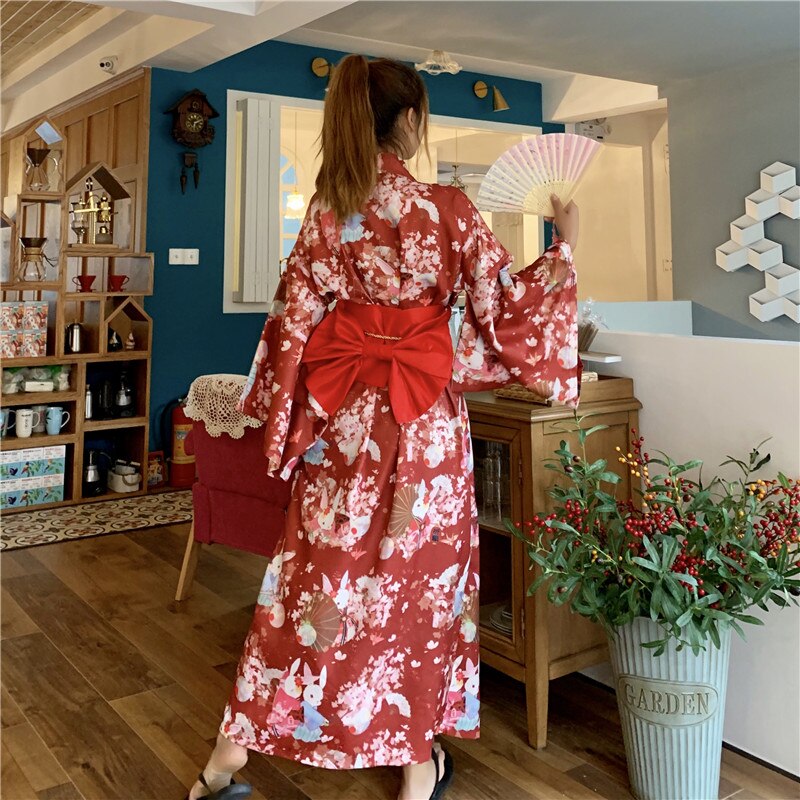 Bebovizi Women Japanese Style Yukata Long Kimono O... – Grandado