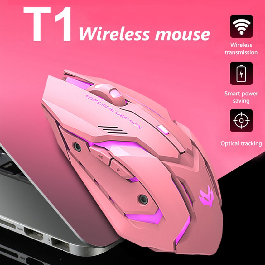 2.4GHz Wireless Gaming Mouse Rechargeable 1600 DPI... – Grandado