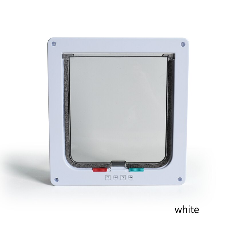 1 Pc Dog Flap Door Pet Door 4 Way Lockable Origina... – Grandado