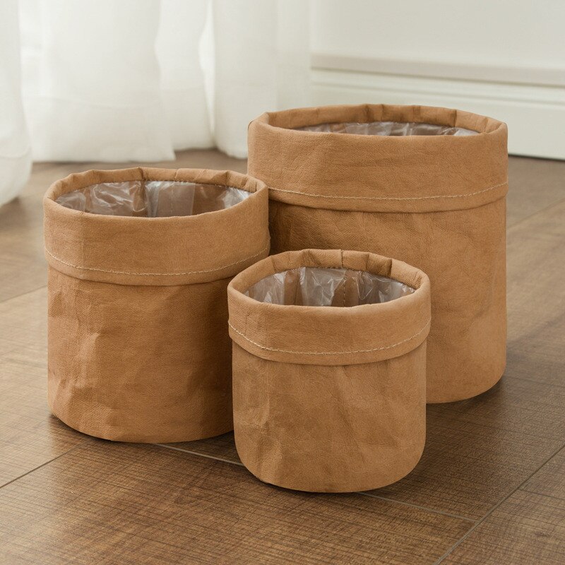 Mini Succulents Planter Pot Washable Kraft Paper F... – Vicedeal