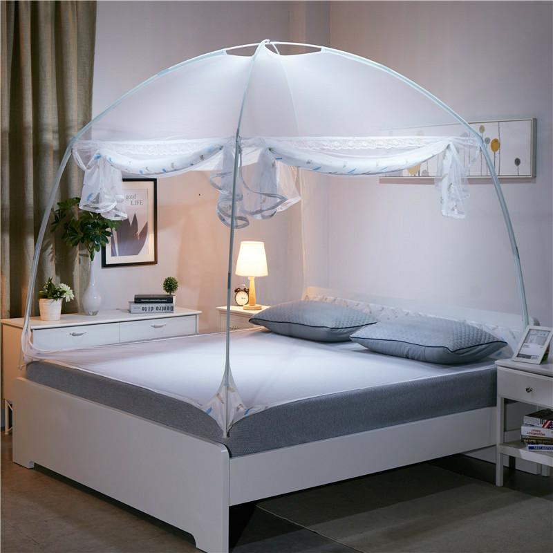Adult Double Student Bed Mosquito Net Three- Door ... – Grandado