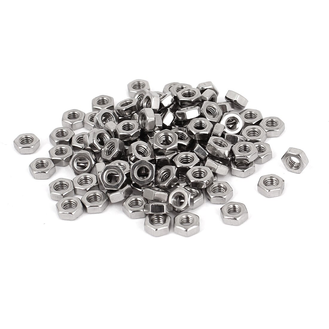 UXCELL 100Pcs Metric M3 Hex Nuts 304 Stainless Ste... – Grandado