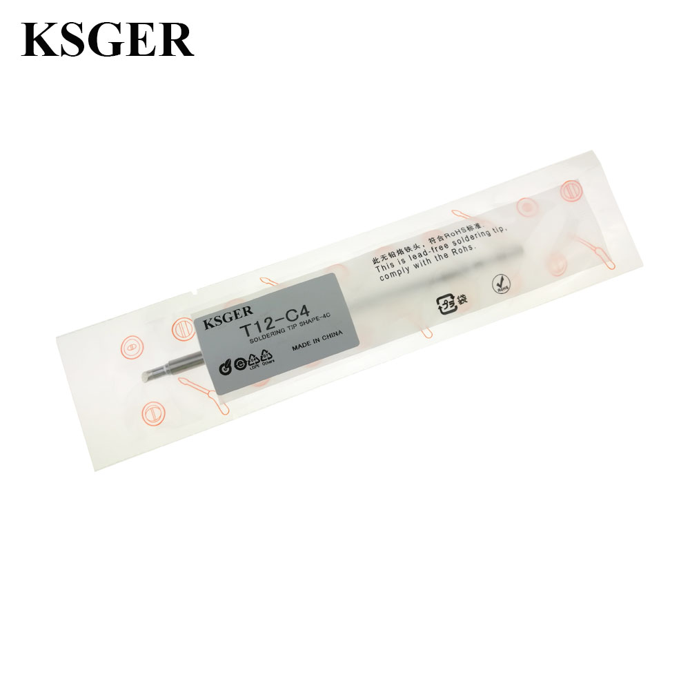 KSGER T12-C4 Electronic Soldering Iron Tips 220v 7... – Grandado