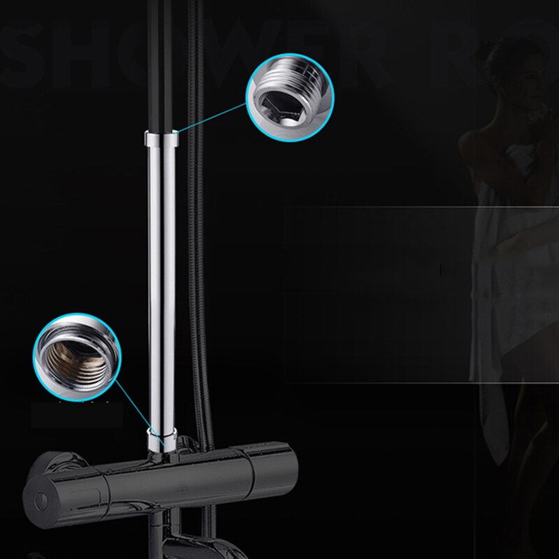 12" Solid Brass Round Bath Shower Faucet Extension... – Vicedeal