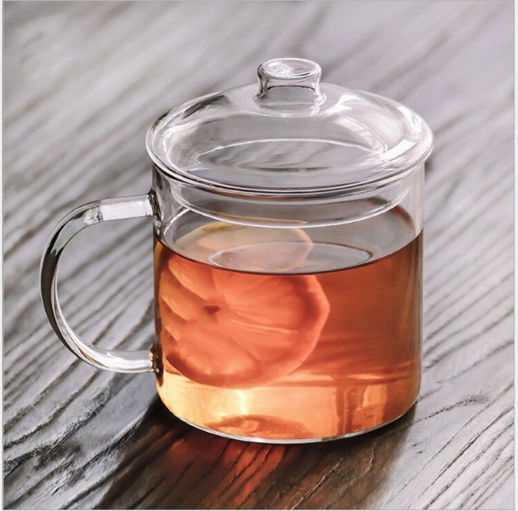 Glass Large Capacity Antique Big Tea Mug Office Le... – Vicedeal