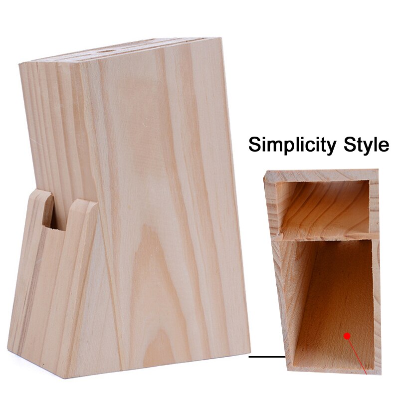 Support de couteaux en bois bambou, support de blo... – Grandado